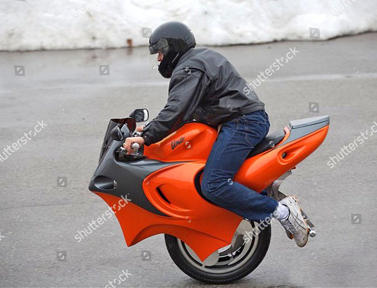 Ben Gulak 18 Riding His Invention Editorial Stock Photo - Stock Image ...