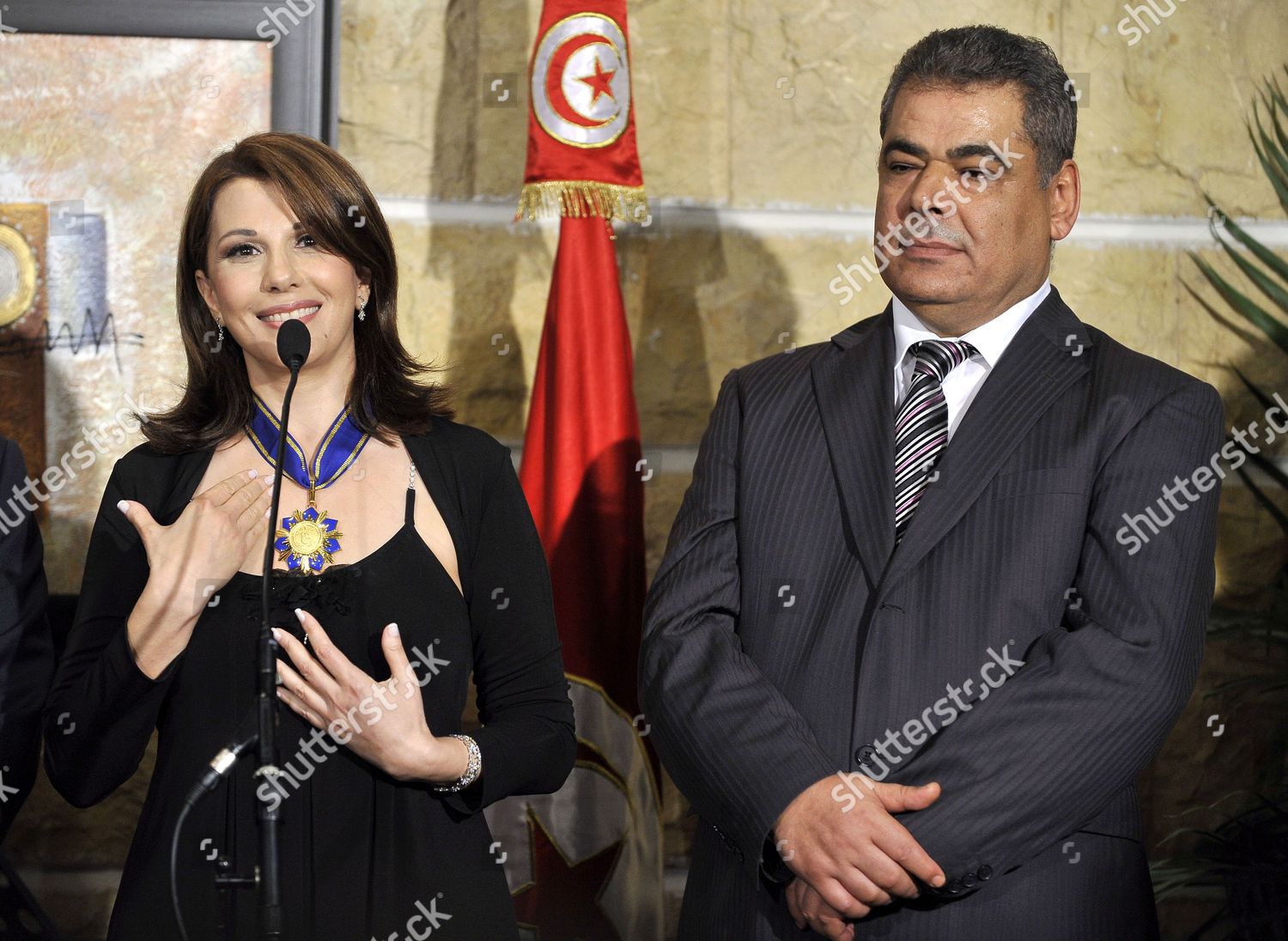 Tunisian Ambassador Mohammad Samir Abdullah R Editorial Stock Photo ...