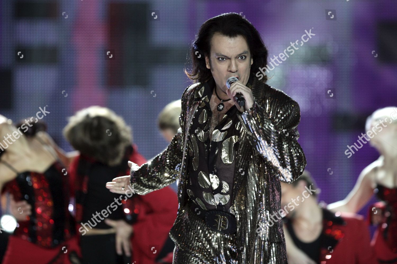 Russian Singer Philipp Kirkorov Performs During Editorial Stock Photo ...