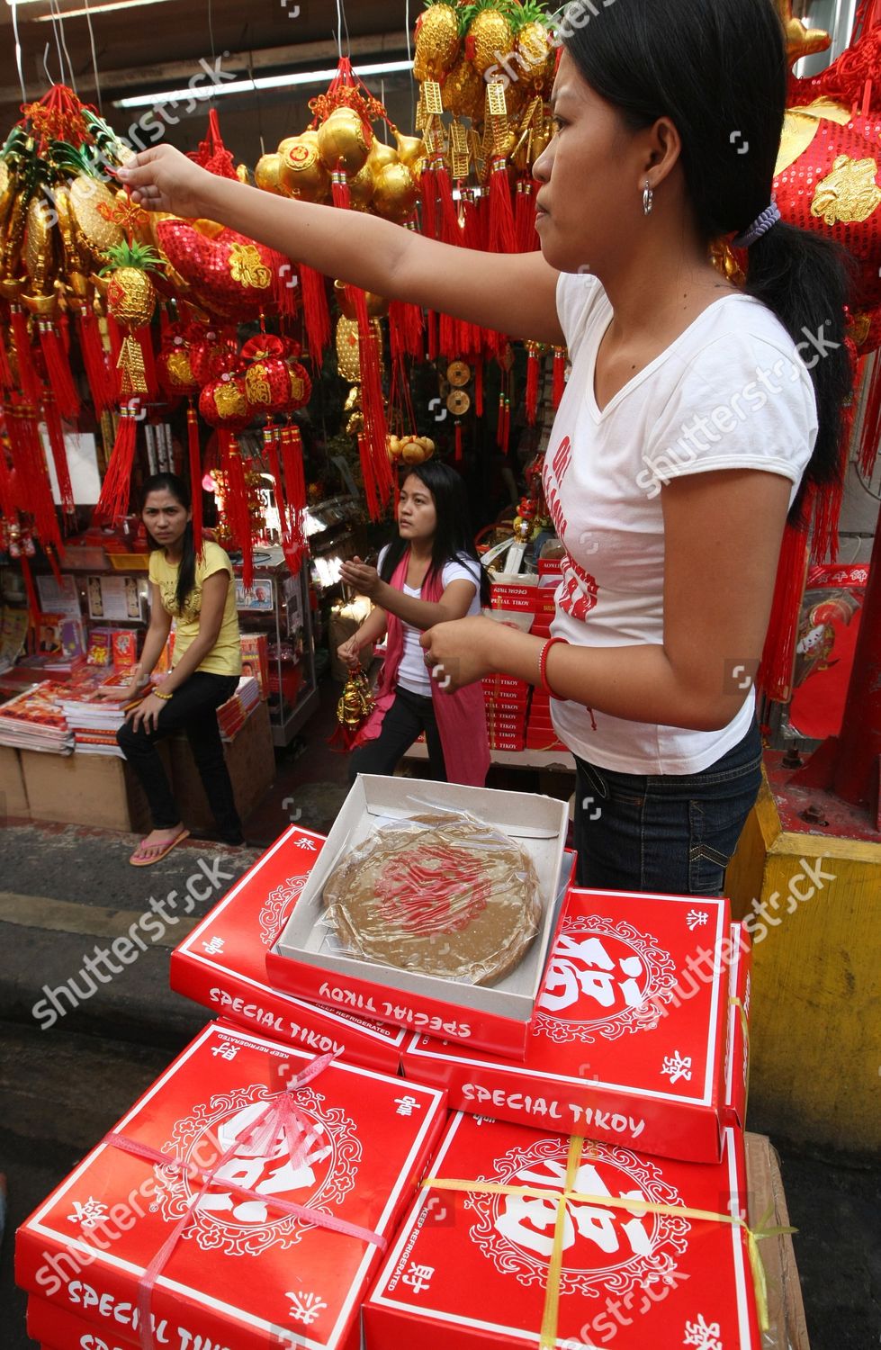 Sticky Rice Cakes Tikoy Boxes Sold Editorial Stock Photo - Stock Image ...