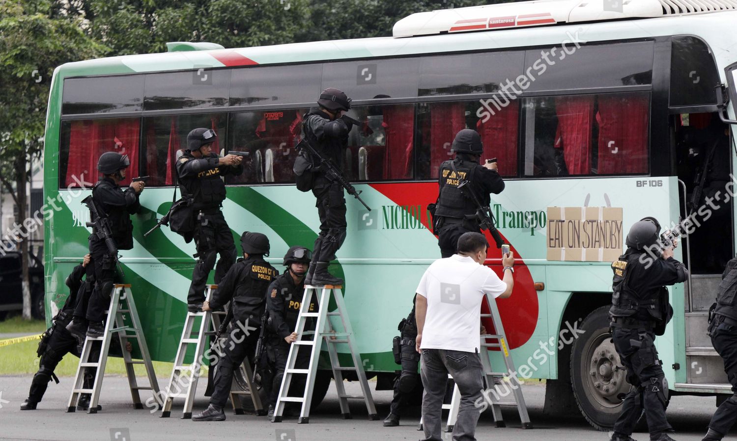 Filipino Police Special Weapons Tactics Swat Editorial Stock Photo ...