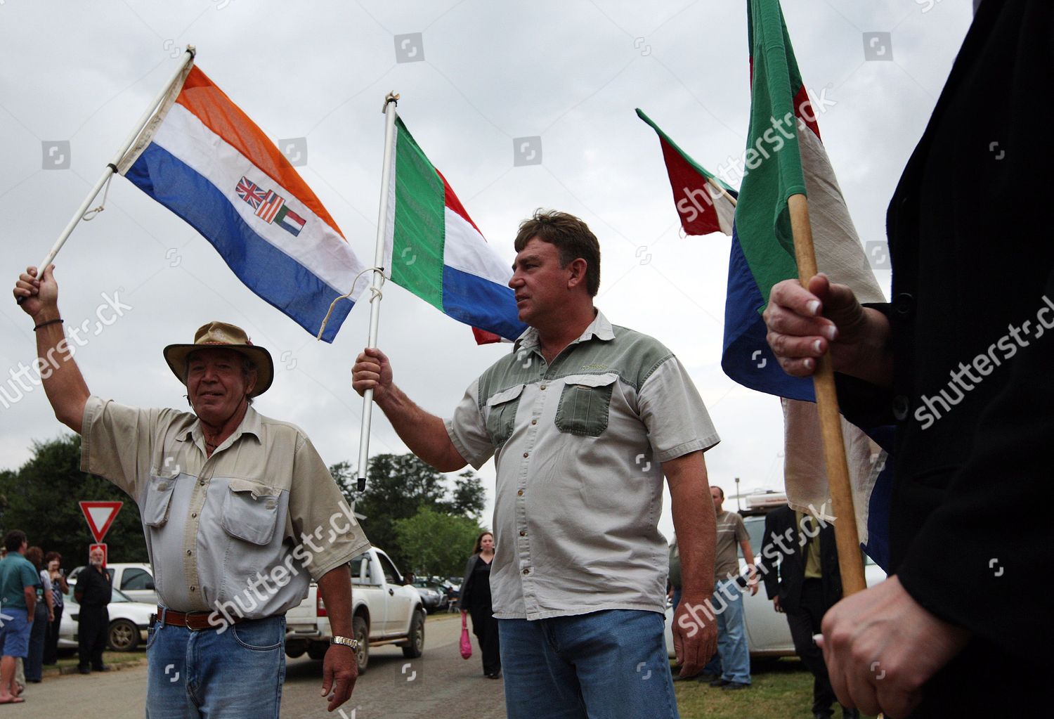 Afrikaner Weerstands Beweging Awb Members Carry Editorial Stock Photo ...