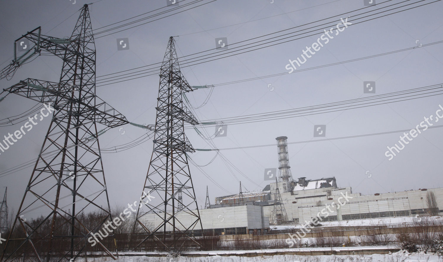 General View Fourth Energy Block Chernobyl Editorial Stock Photo ...