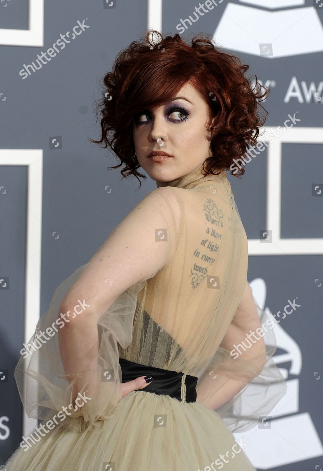 Us Singer Anna Nalick Arrives 53rd Editorial Stock Photo - Stock Image ...