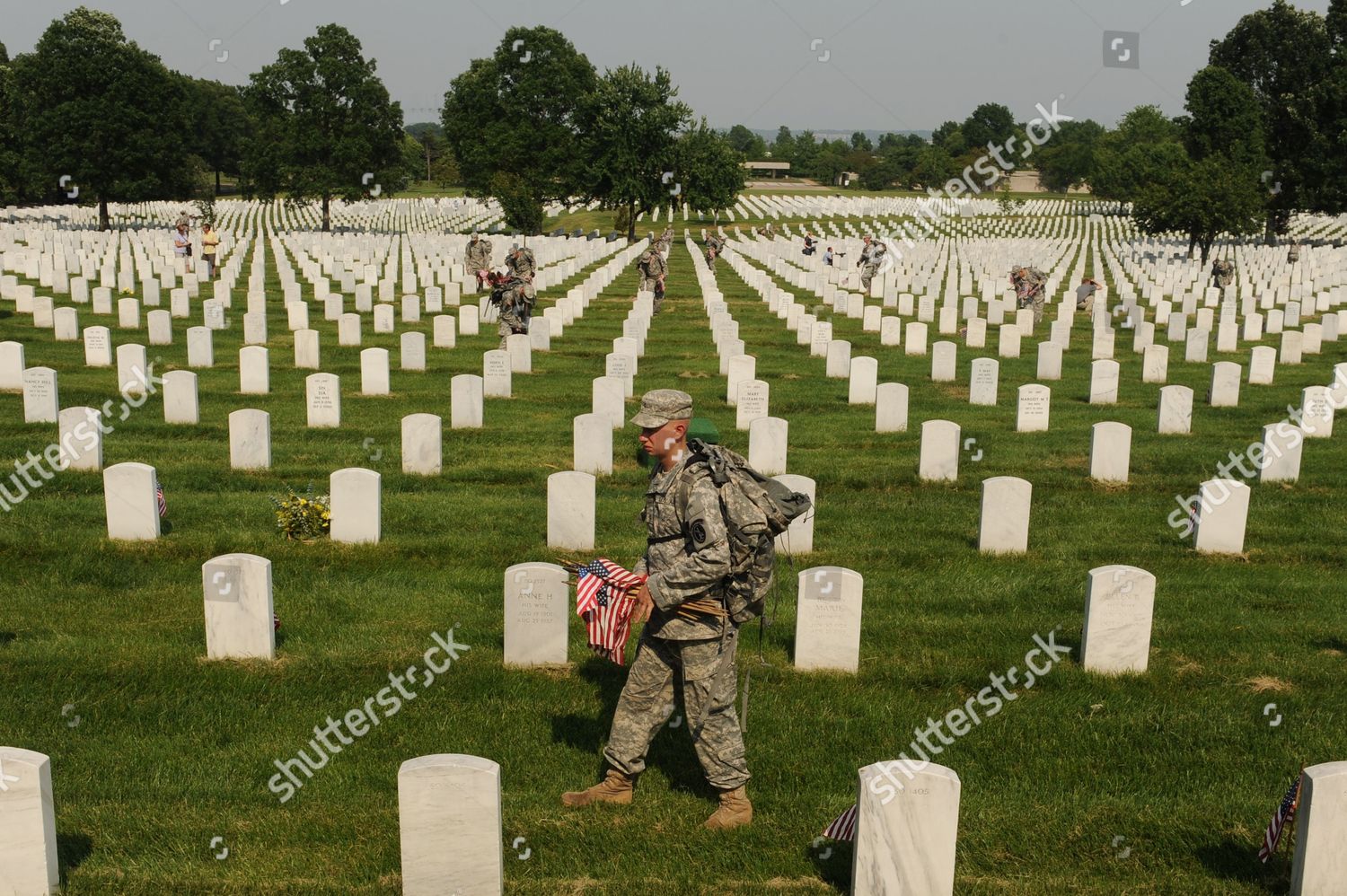 Soldiers 3rd Us Infantry Regiment Old Editorial Stock Photo - Stock ...