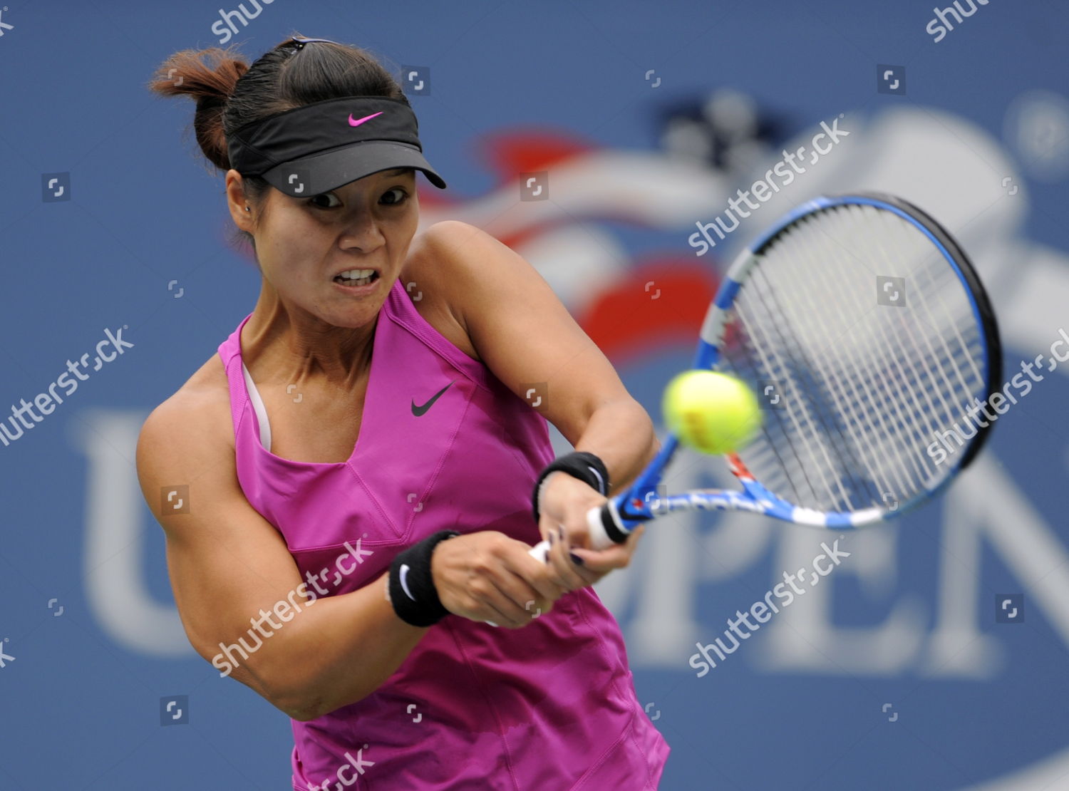 Na Li China Hits Backhand Return Editorial Stock Photo - Stock Image ...