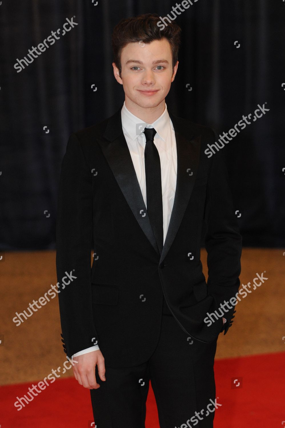 Us Actor Chris Colfer Arrives White Editorial Stock Photo - Stock Image ...