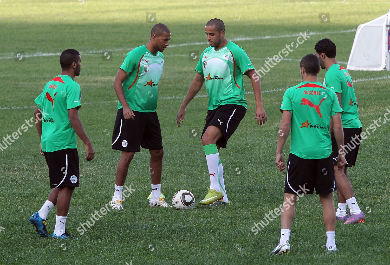 Algerian National Soccer Team Players Habib Editorial Stock Photo ...