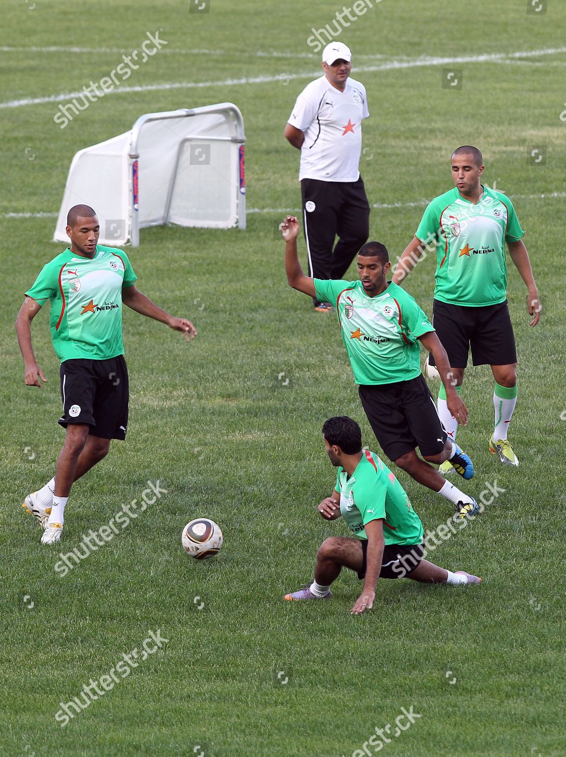 Algerian National Soccer Team Players Habib Editorial Stock Photo ...