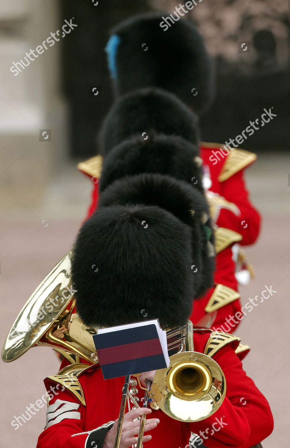 Irish Guards Military Band Perform Front Editorial Stock Photo - Stock ...