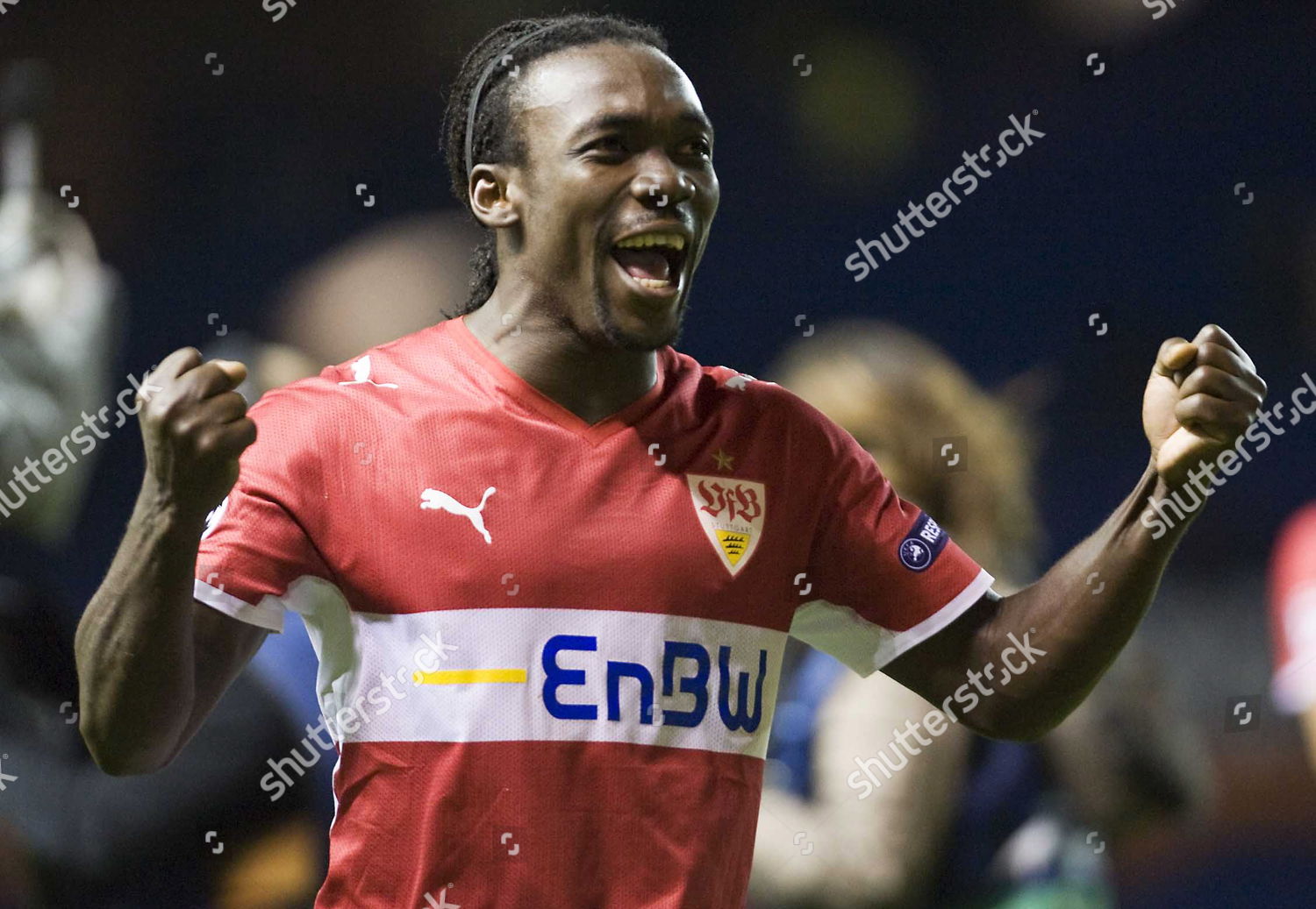 Arthur Boka Stuttgart Celebrates After Their Editorial Stock Photo ...