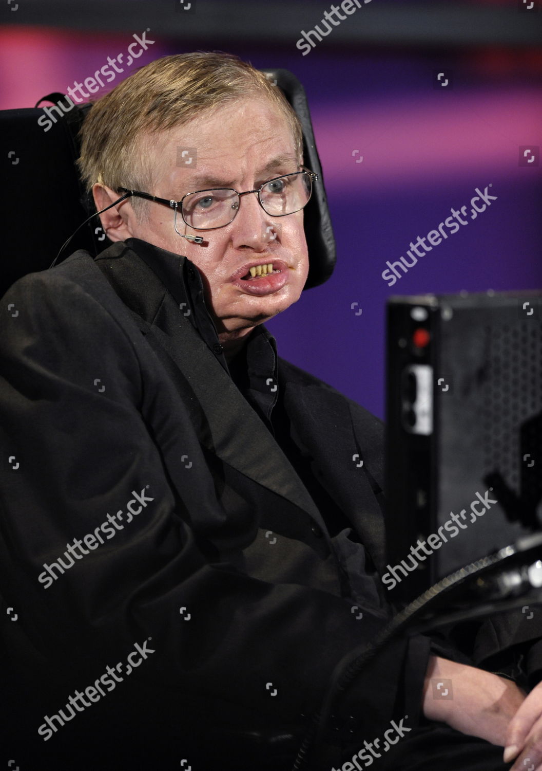 British Theoretical Physicist Professor Stephen Hawking Editorial Stock ...