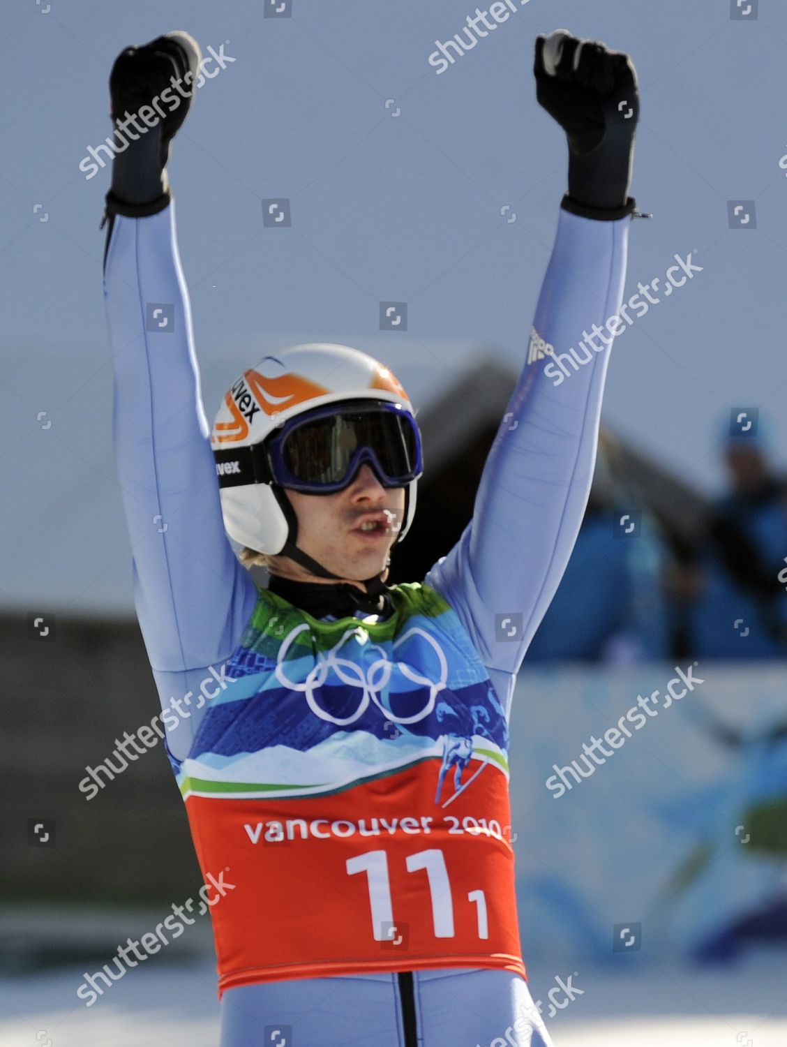 German Michael Neumayer Celebrates After His Editorial Stock Photo ...