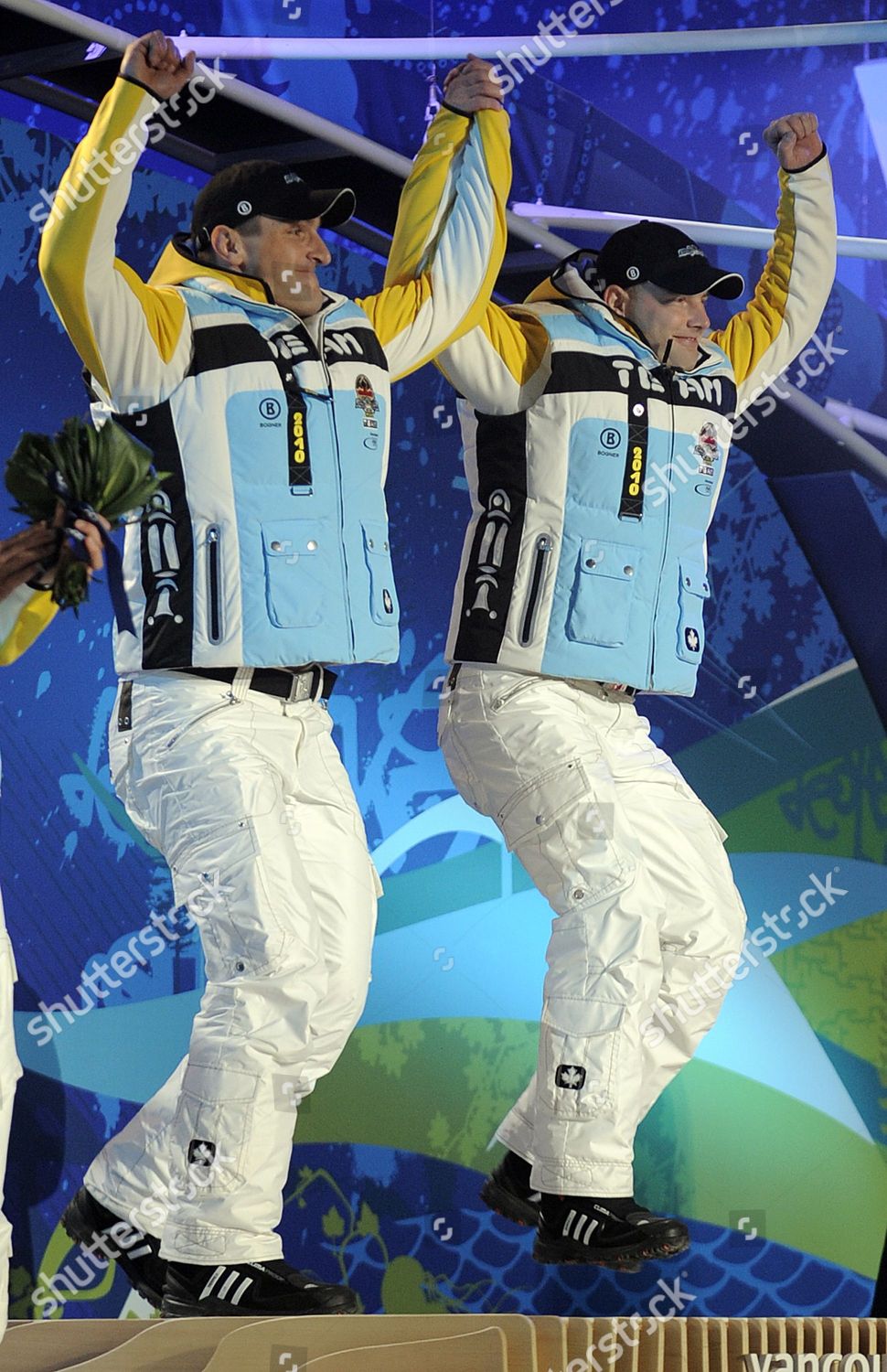 Mens Twoman Bobsleigh Gold Medal Winners Editorial Stock Photo - Stock ...
