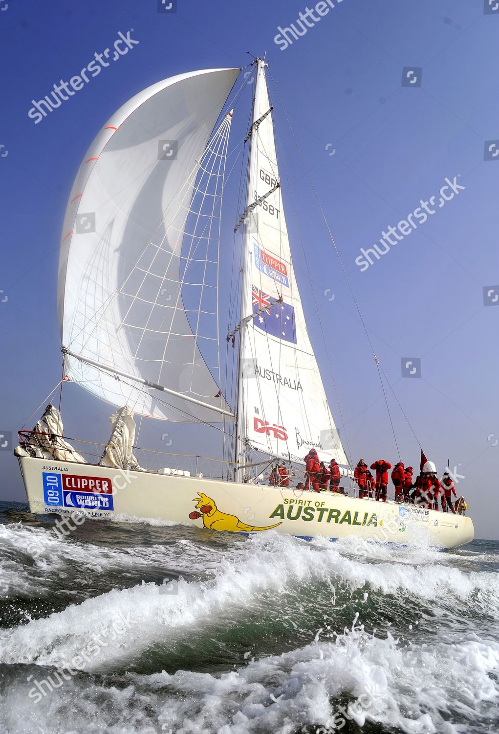 Crew Members Ocean Racing Yacht Spirit Editorial Stock Photo - Stock ...