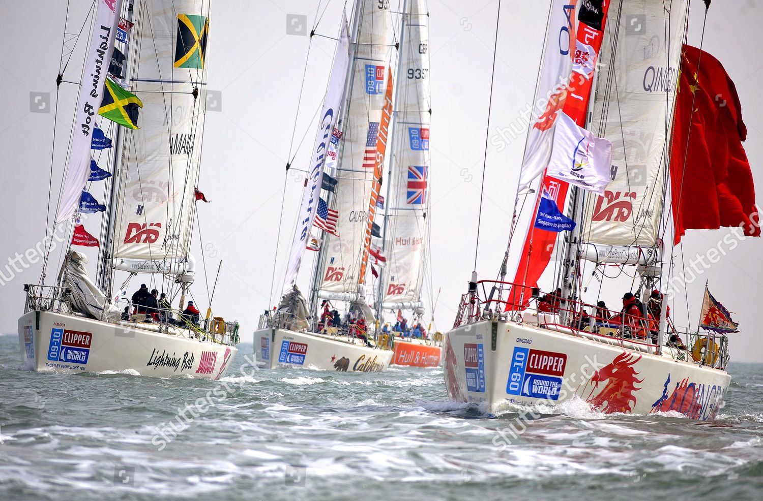 Ocean Racing Yachts Parade They Start Editorial Stock Photo - Stock ...