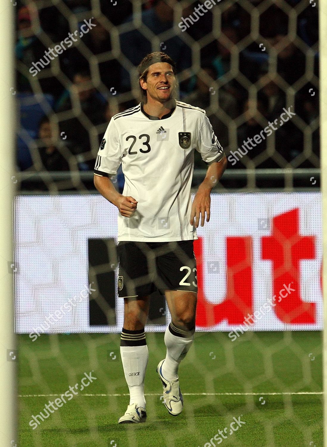 German Mario Gomez Celebrates After Scoring Editorial Stock Photo ...