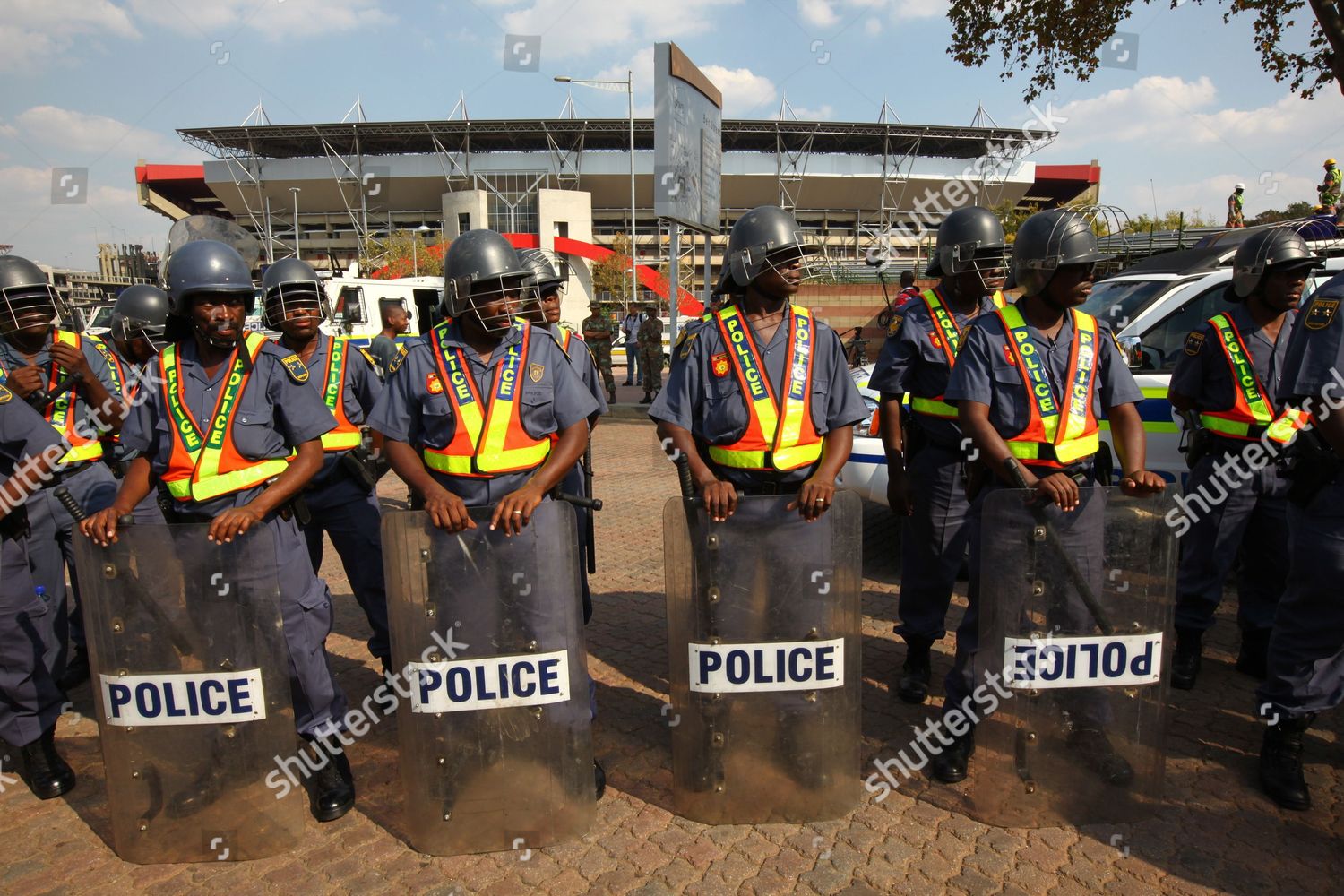 Members South African Poice Services Saps Editorial Stock Photo - Stock ...