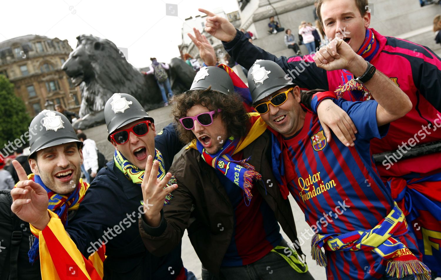 Supporters Fc Barcelona Cheer Their Team Editorial Stock Photo - Stock ...