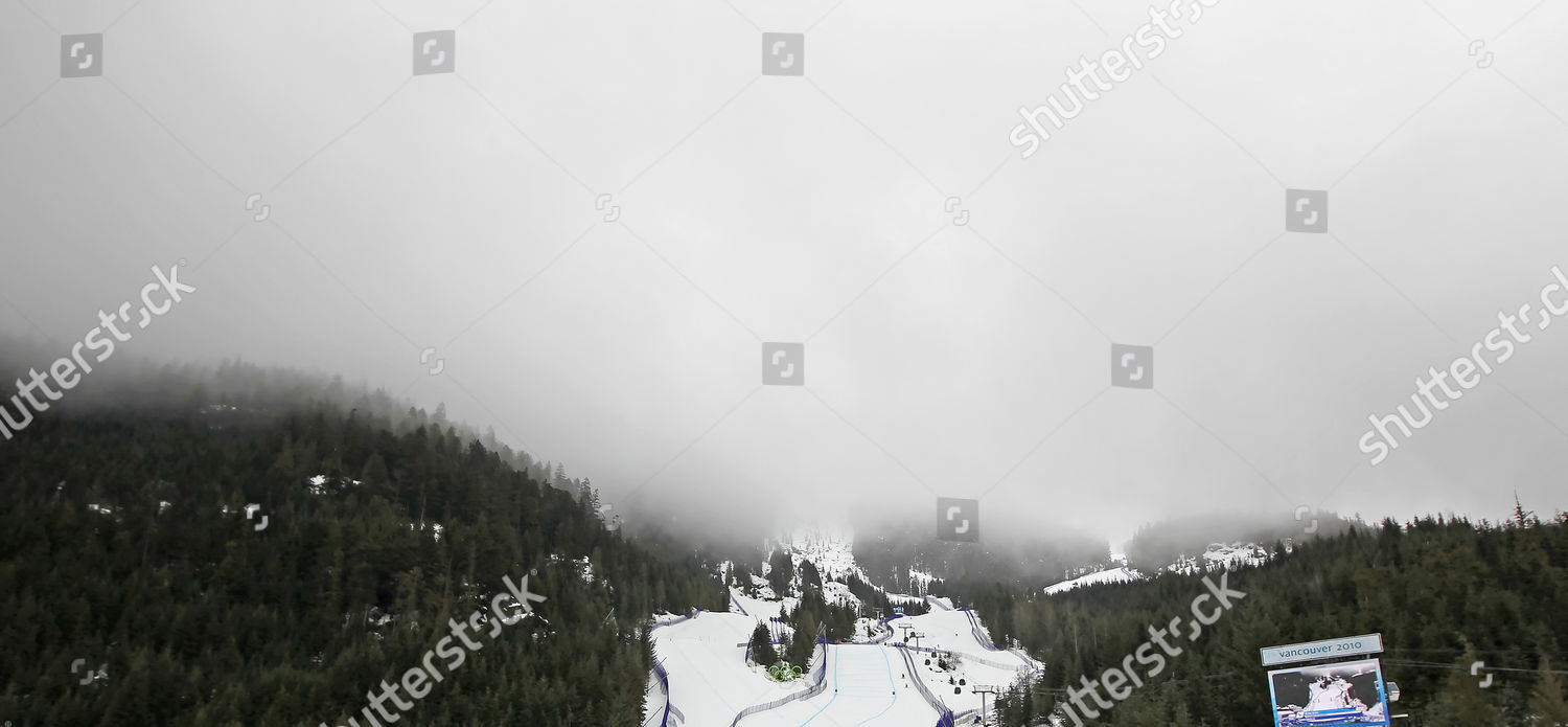 Fog Settles Into Finish Area After Editorial Stock Photo - Stock Image ...