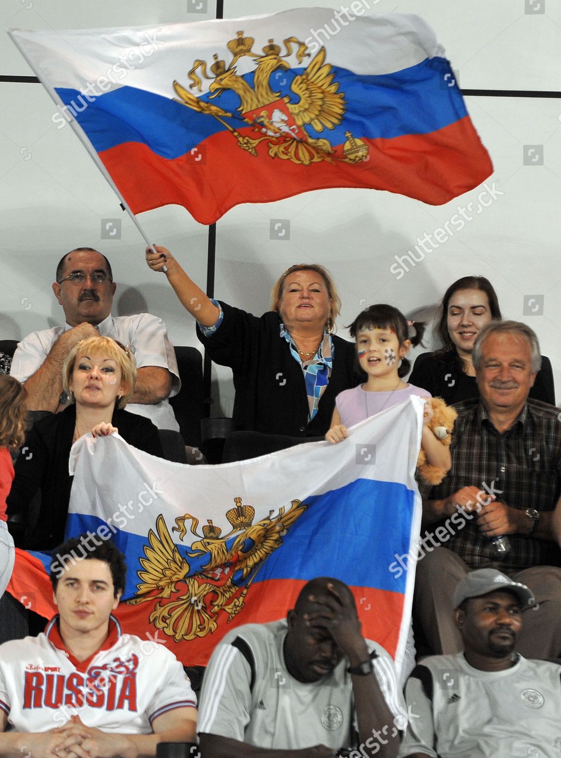 Russian Fans Cheer During International Friendly Editorial Stock Photo ...