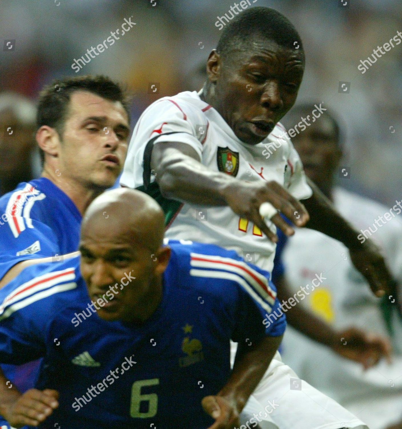 Cameroons Pius Ndiefi R Fights Ball Editorial Stock Photo - Stock Image ...