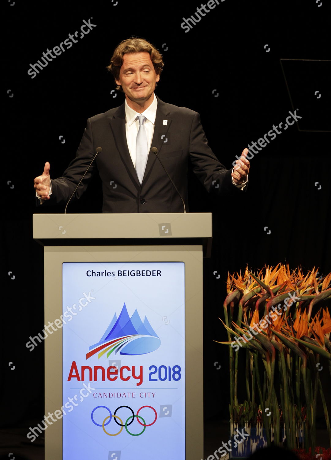 Annecy 2018 Bid Chief Charles Beigbeder Editorial Stock Photo - Stock ...