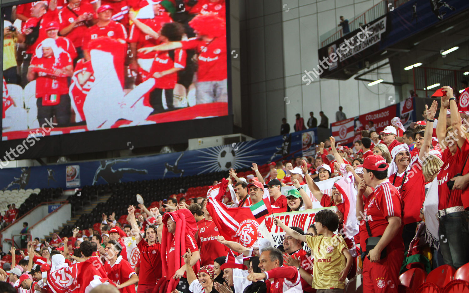 Sport Club Internacional Fans Cheer Their Editorial Stock Photo - Stock ...