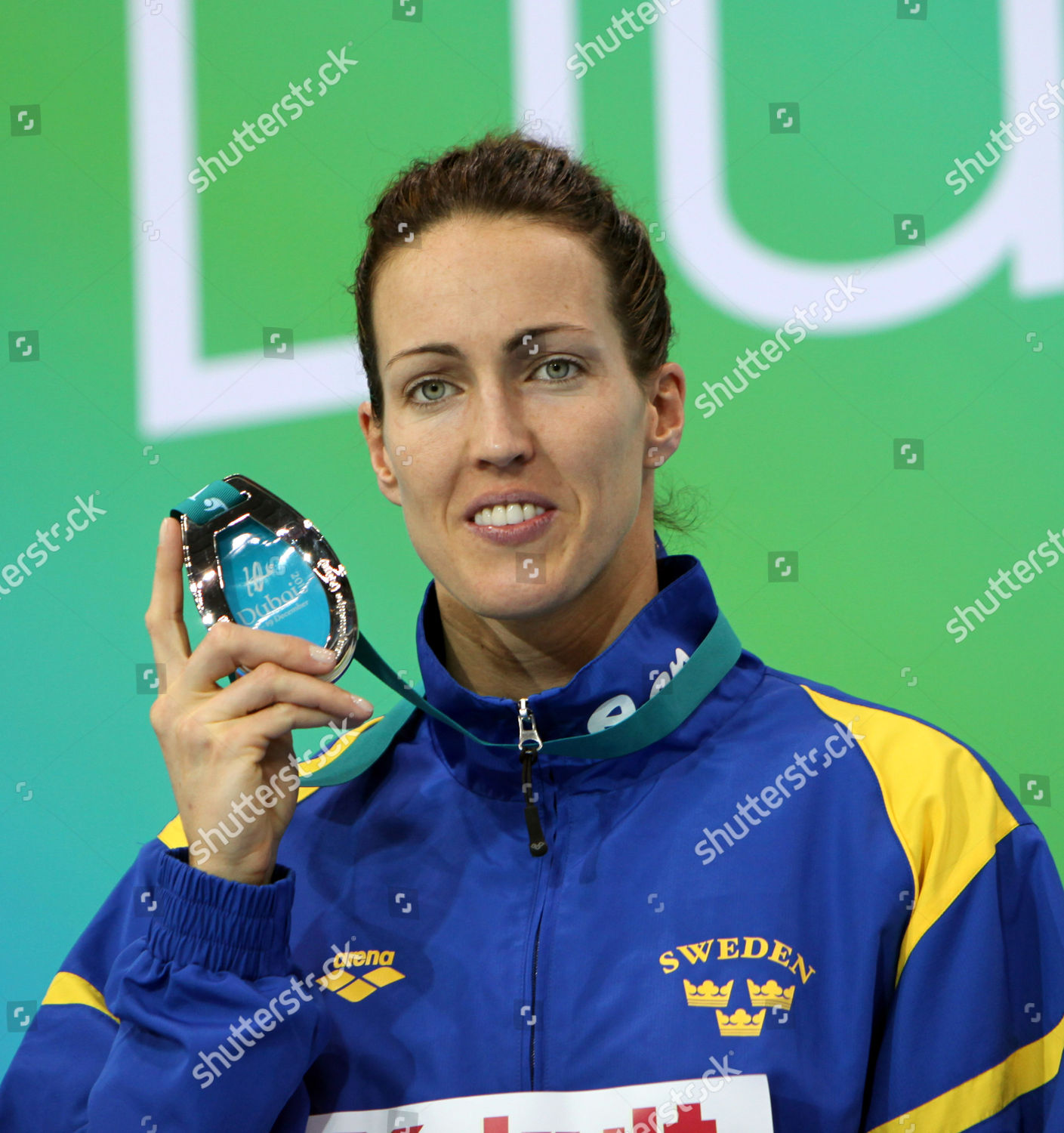 Swimmer Therese Alshammar Sweden Poses Her Editorial Stock Photo ...