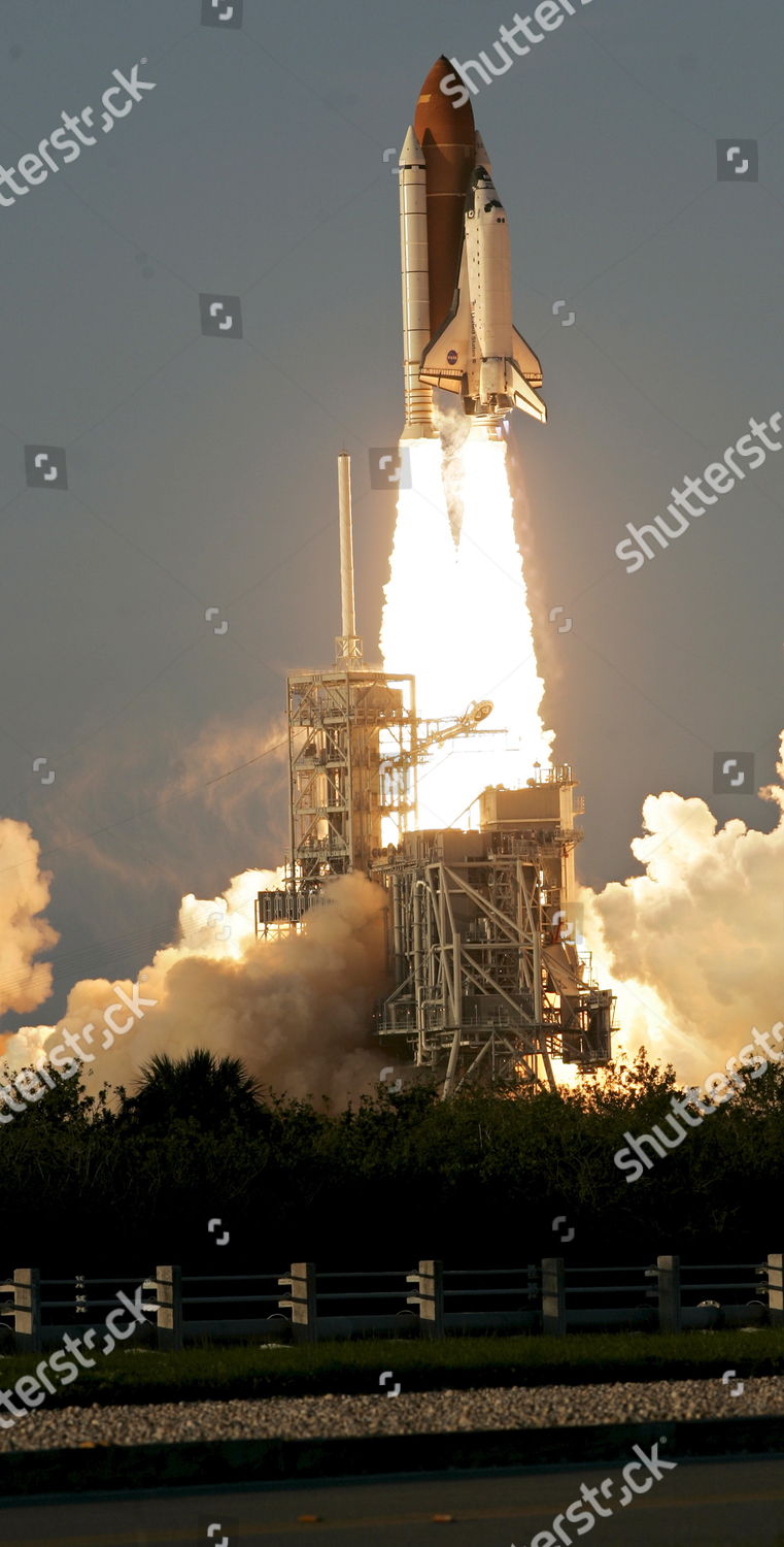 Space Shuttle Atlantis Starts Climb After Editorial Stock Photo - Stock ...