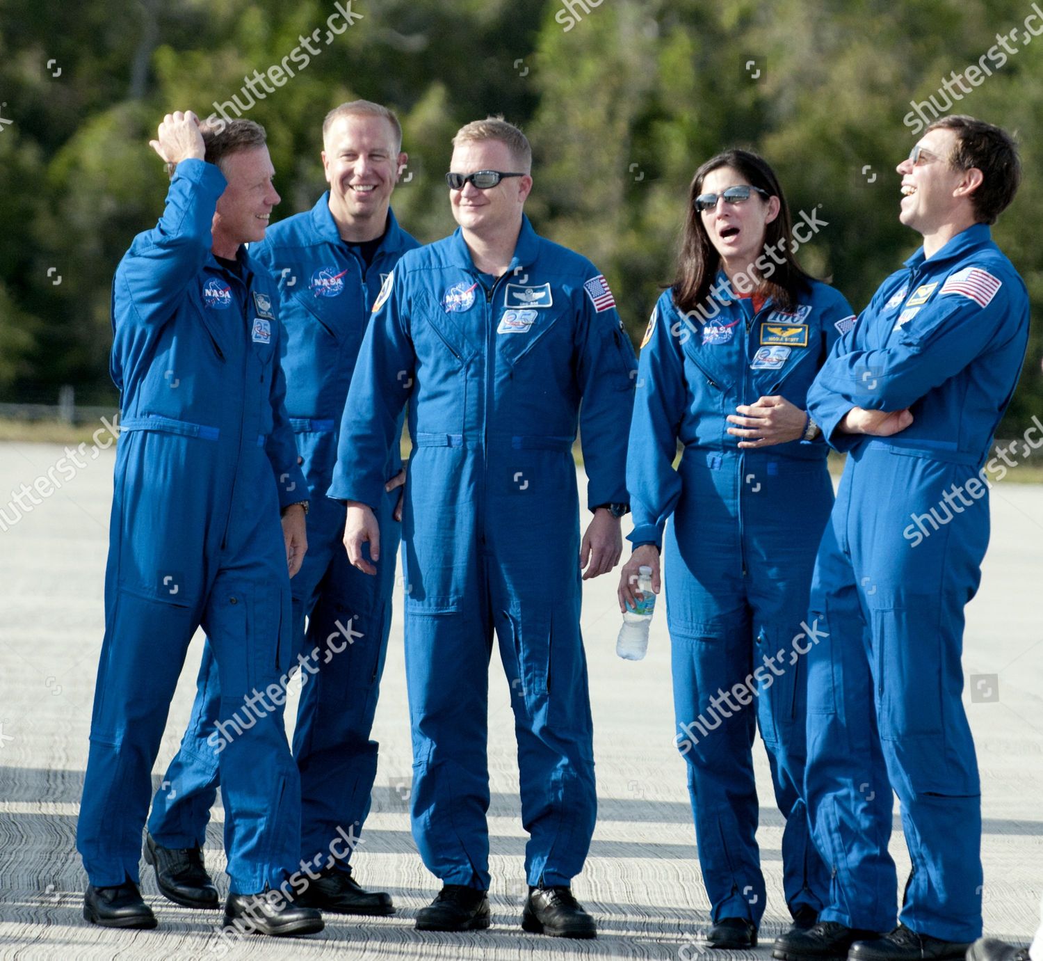 Nasa Astronauts Commander Steve Lindsey L Editorial Stock Photo - Stock ...