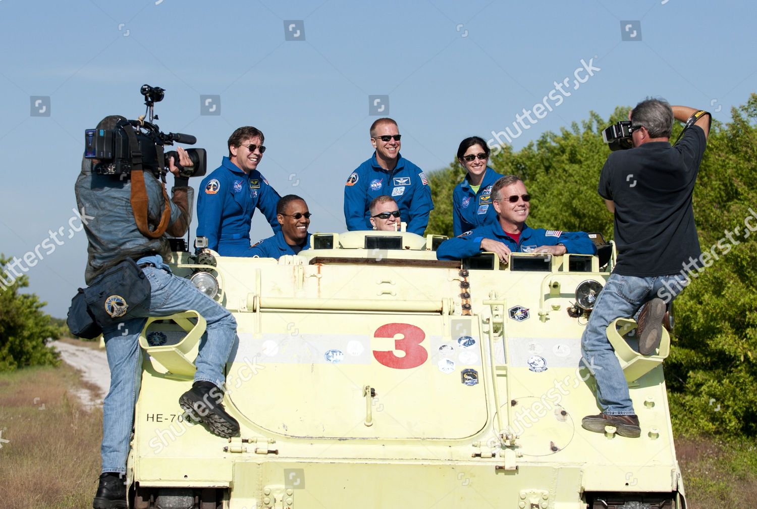 Nasa Photographers Photograph Astronauts Commander Steve Editorial ...