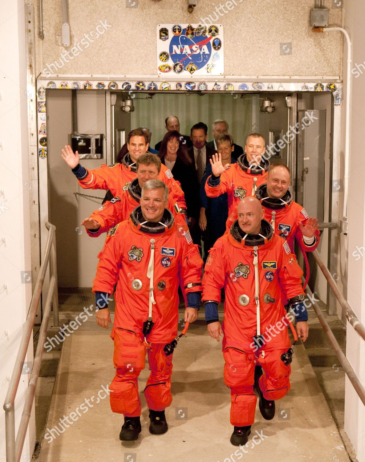 Nasa Astronauts Rl Commander Mark Kelly Editorial Stock Photo - Stock ...