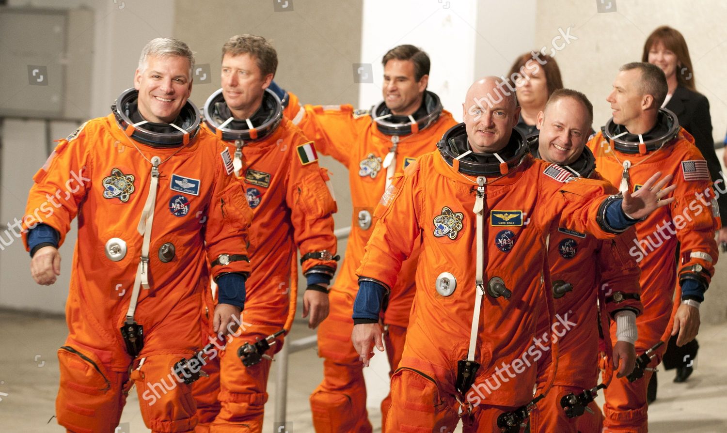 Nasa Astronauts Rl Commander Mark Kelly Editorial Stock Photo - Stock ...