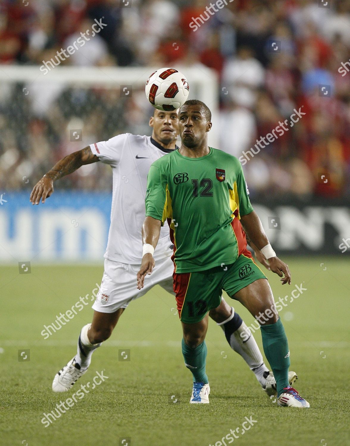 Thomas Gamiette Guadeloupe F Keeps Ball Editorial Stock Photo - Stock ...