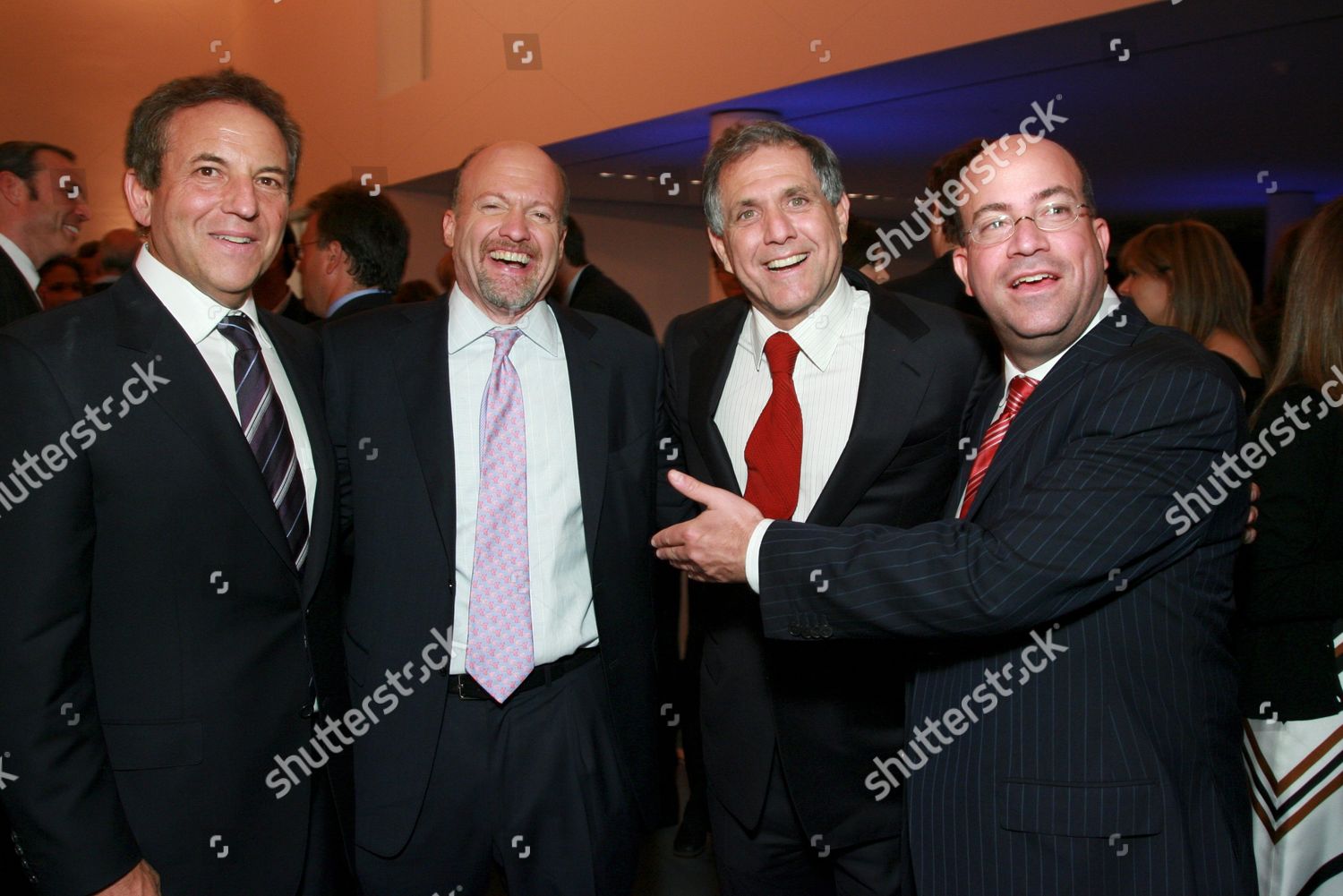 Jim Wiatt Jim Cramer Les Moonves Editorial Stock Photo - Stock Image ...