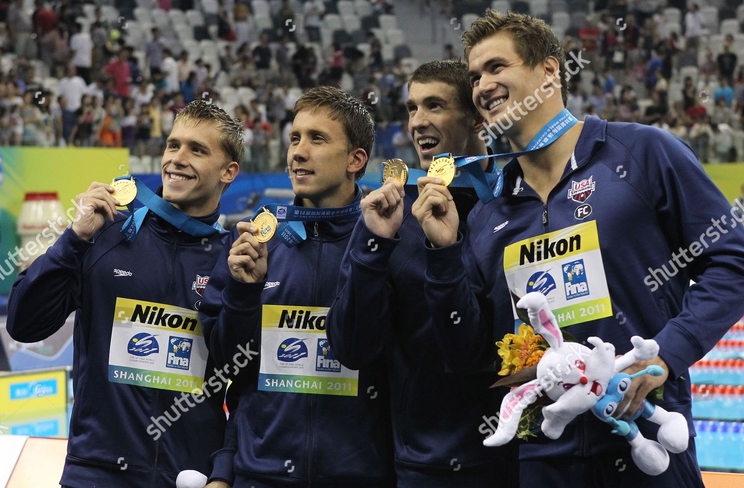 Lr Gold Medalists Nicholas Thoman Mark Editorial Stock Photo - Stock ...