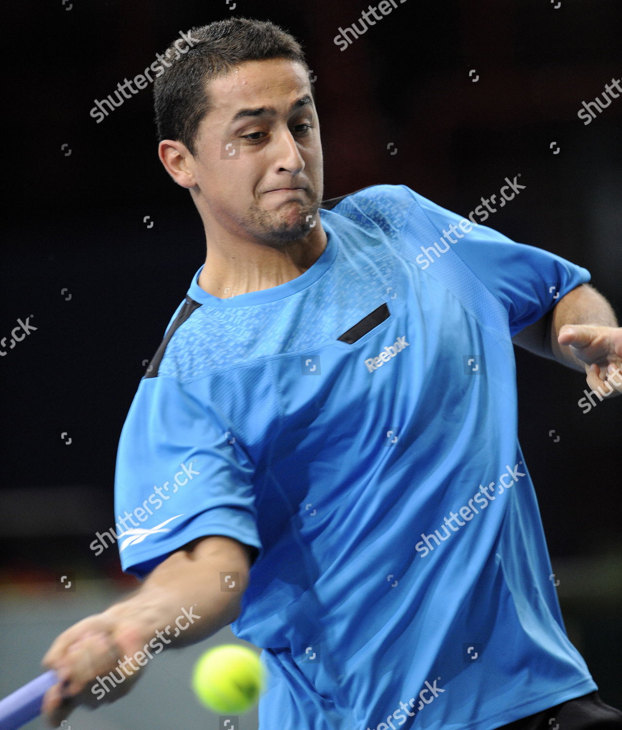 Nicolas Almagro Spain Returns Ball Rafael Editorial Stock Photo - Stock ...