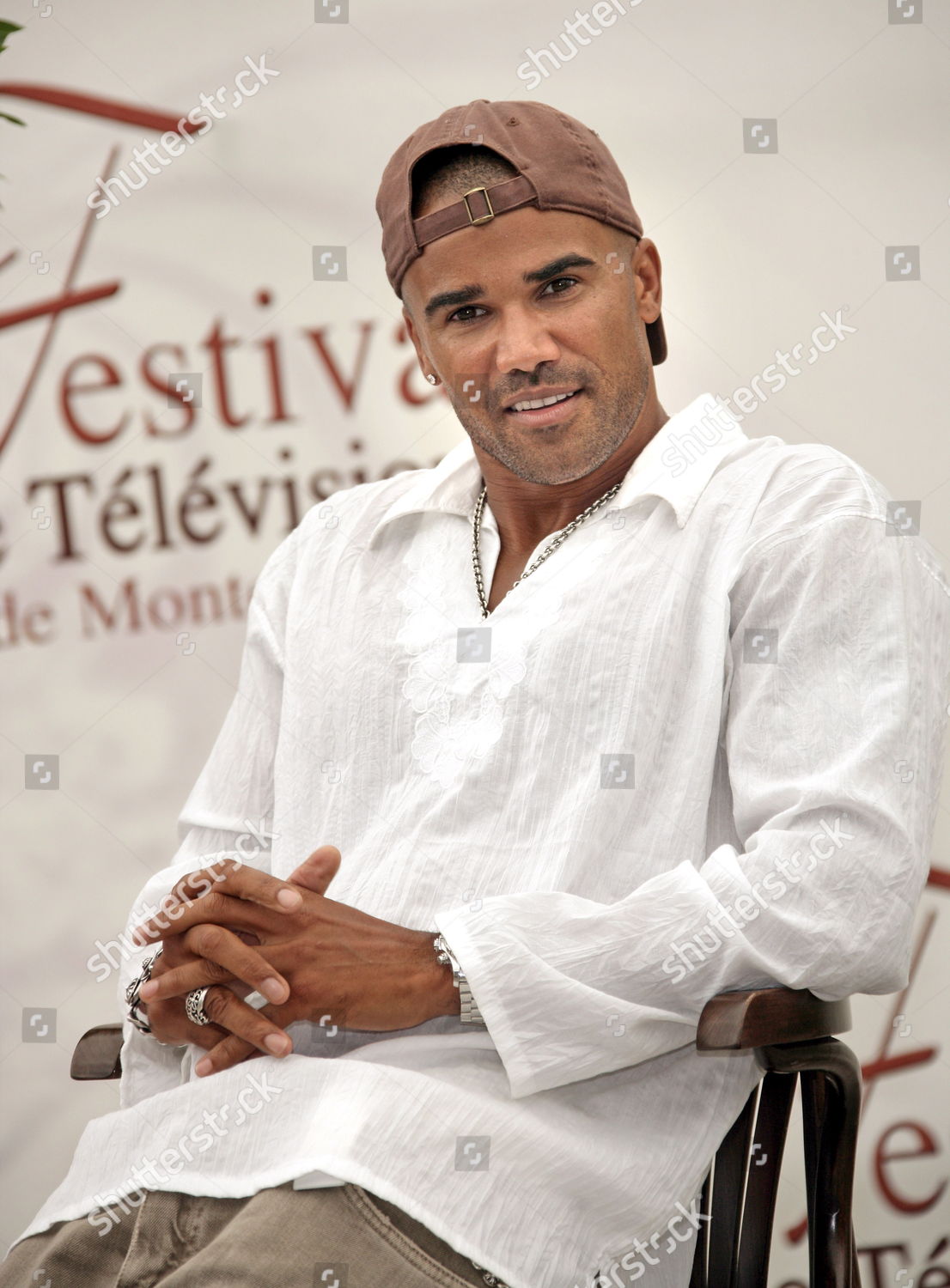 U S Actor Shemar Moore Poses Editorial Stock Photo - Stock Image ...