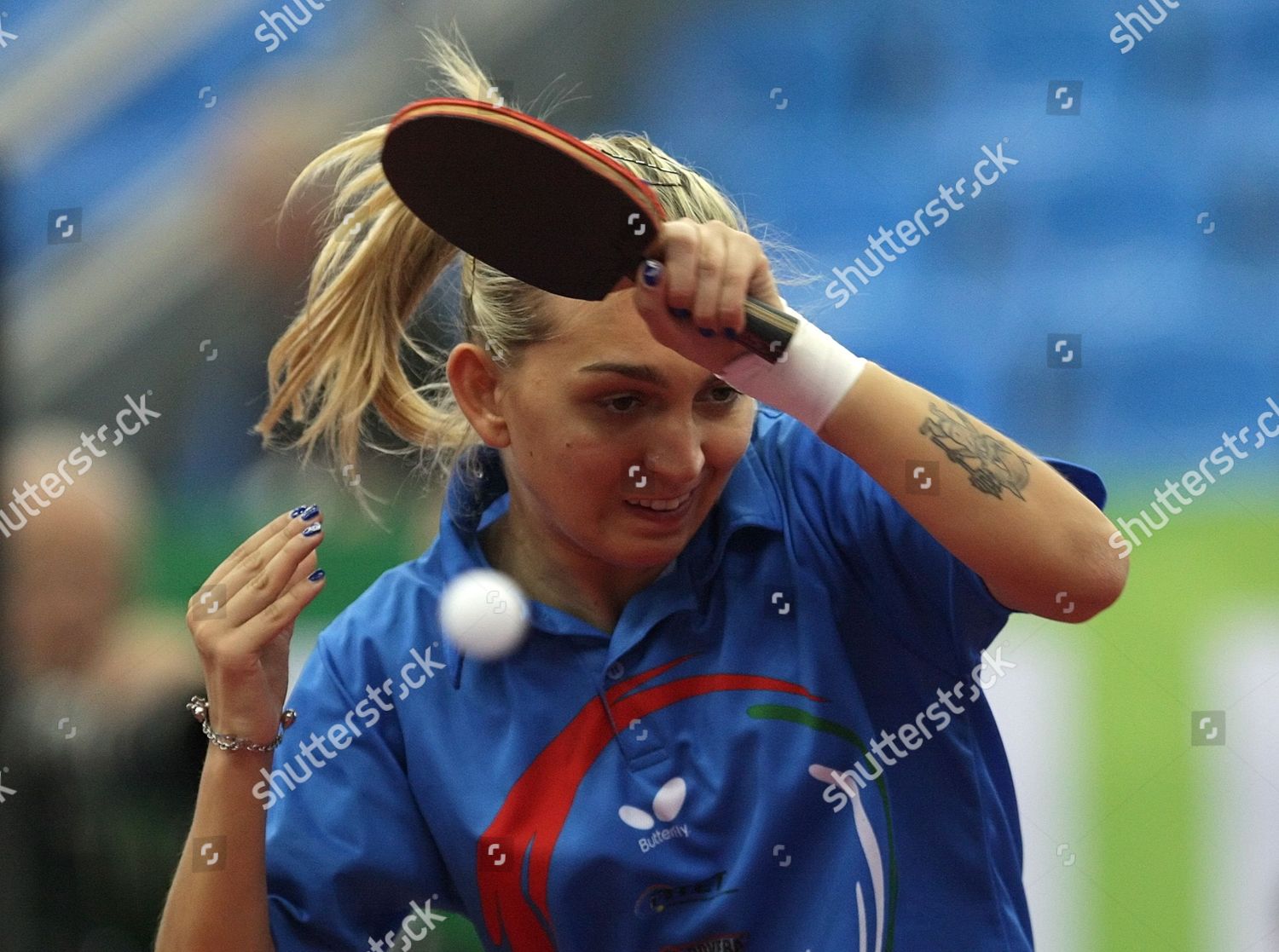 Nikoleta Stefanova Italy Receives Service During Editorial Stock Photo ...