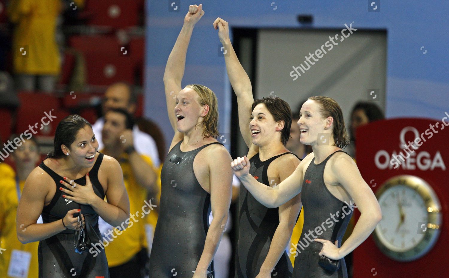 Memebrs Dutch Relay Team Celebrate Their Editorial Stock Photo - Stock ...
