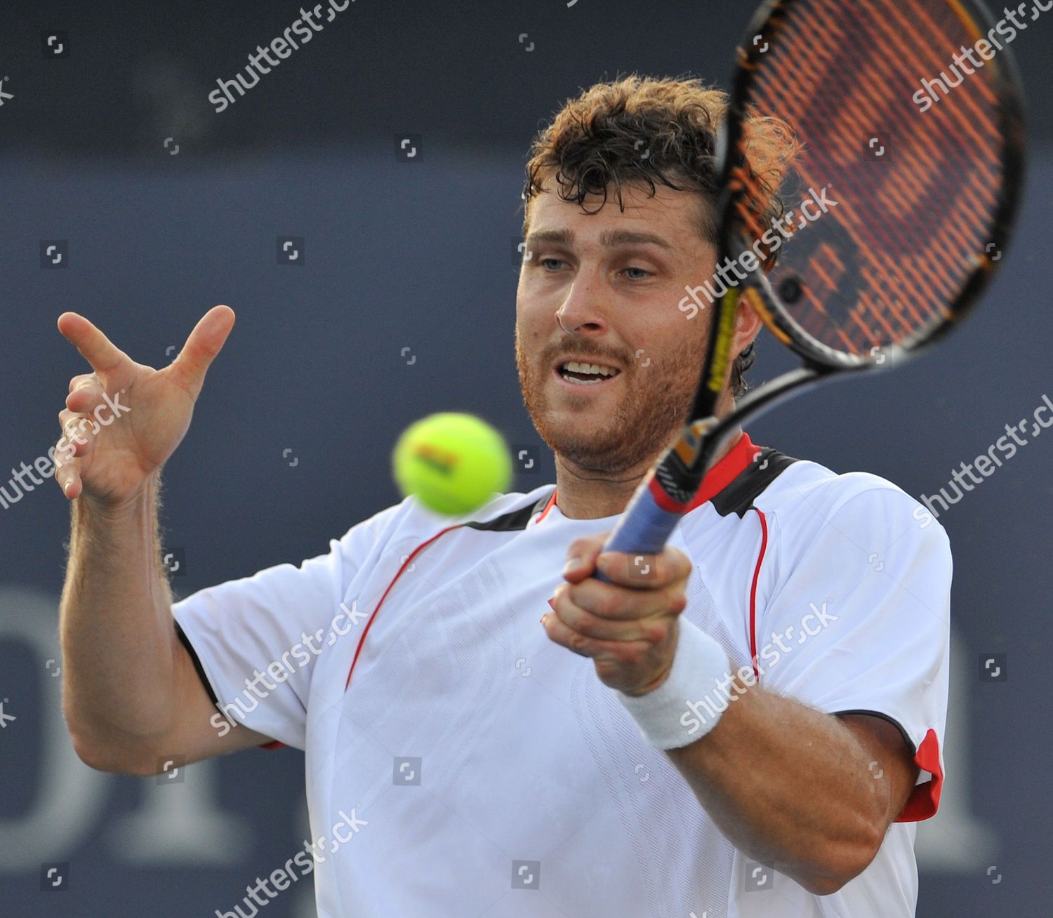 Michael Berrer Germany Hits Forehand Return Editorial Stock Photo ...