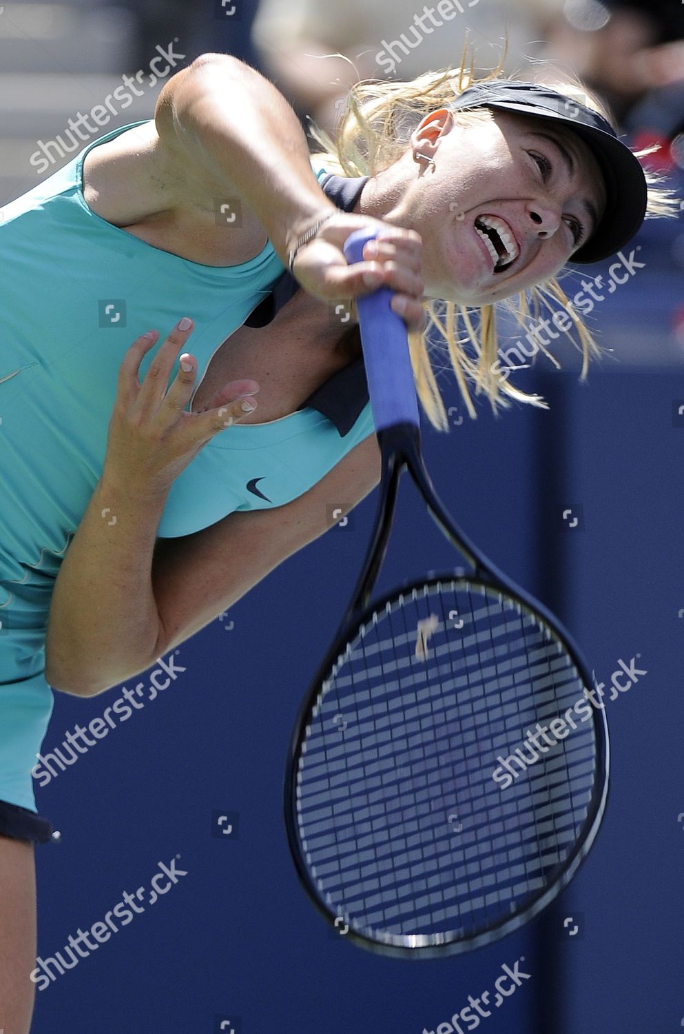 Maria Sharapova Russia Serves Beatrice Capra Editorial Stock Photo ...