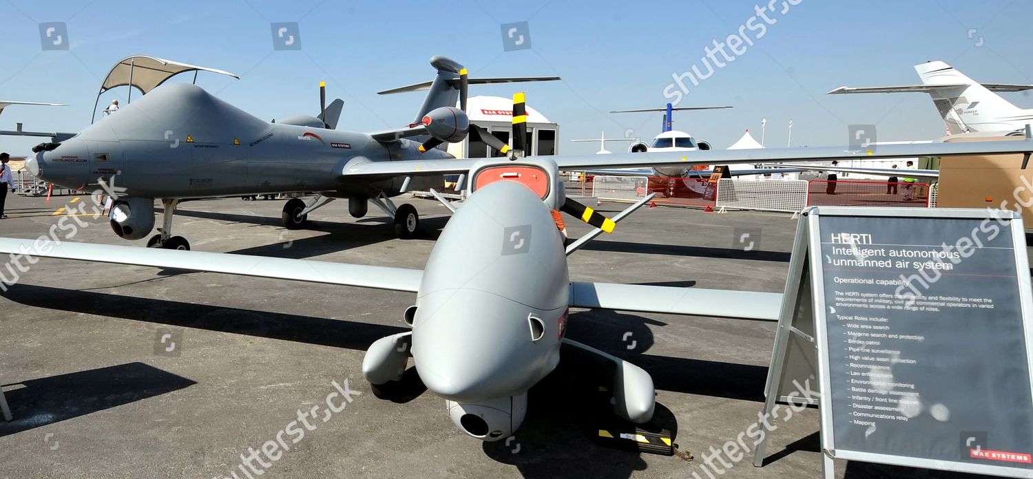 Unmanned Aerial Vehicle Uav Bae Systems Editorial Stock Photo - Stock ...