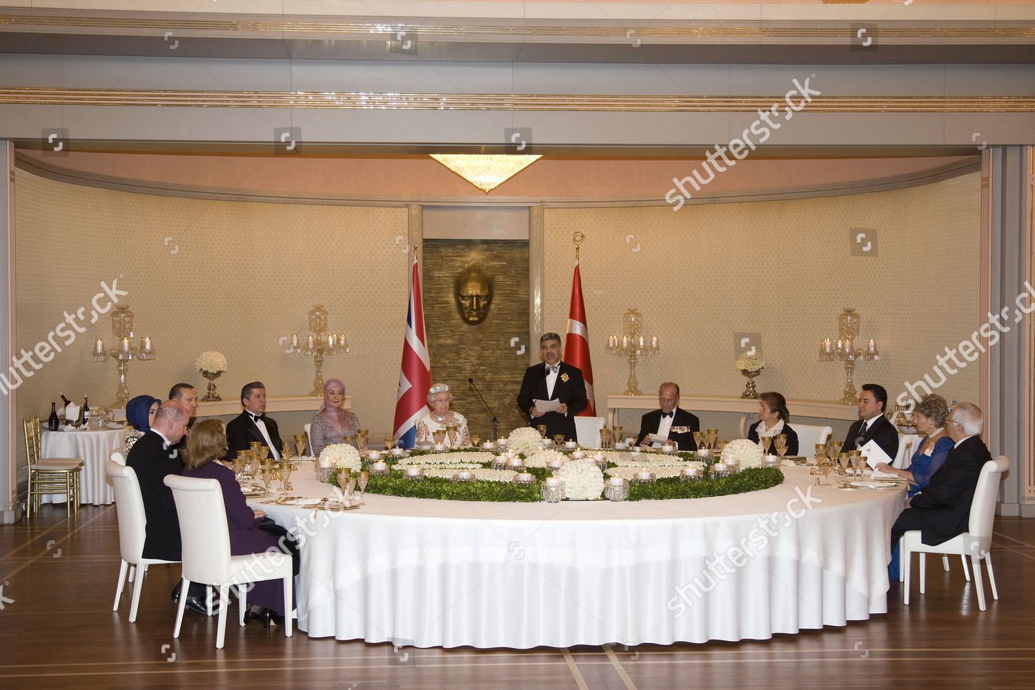 State Banquet Queen Elizabeth Ii President Editorial Stock Photo ...