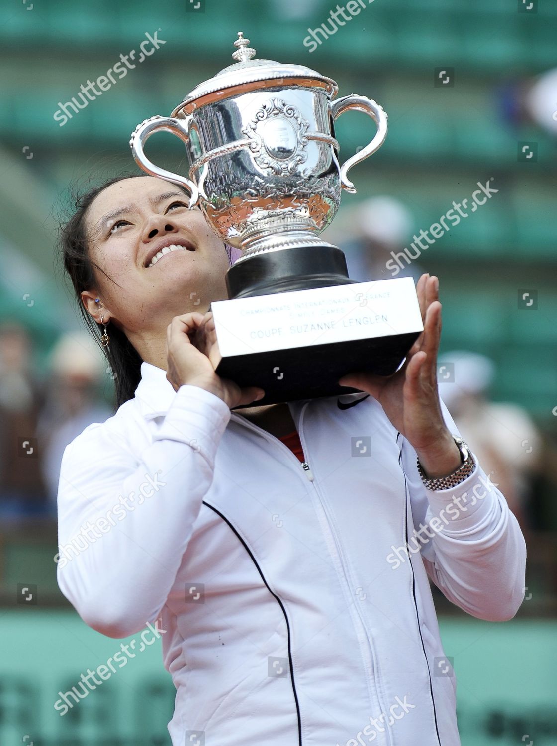Na Li China Holds Championship Trophy Editorial Stock Photo - Stock ...