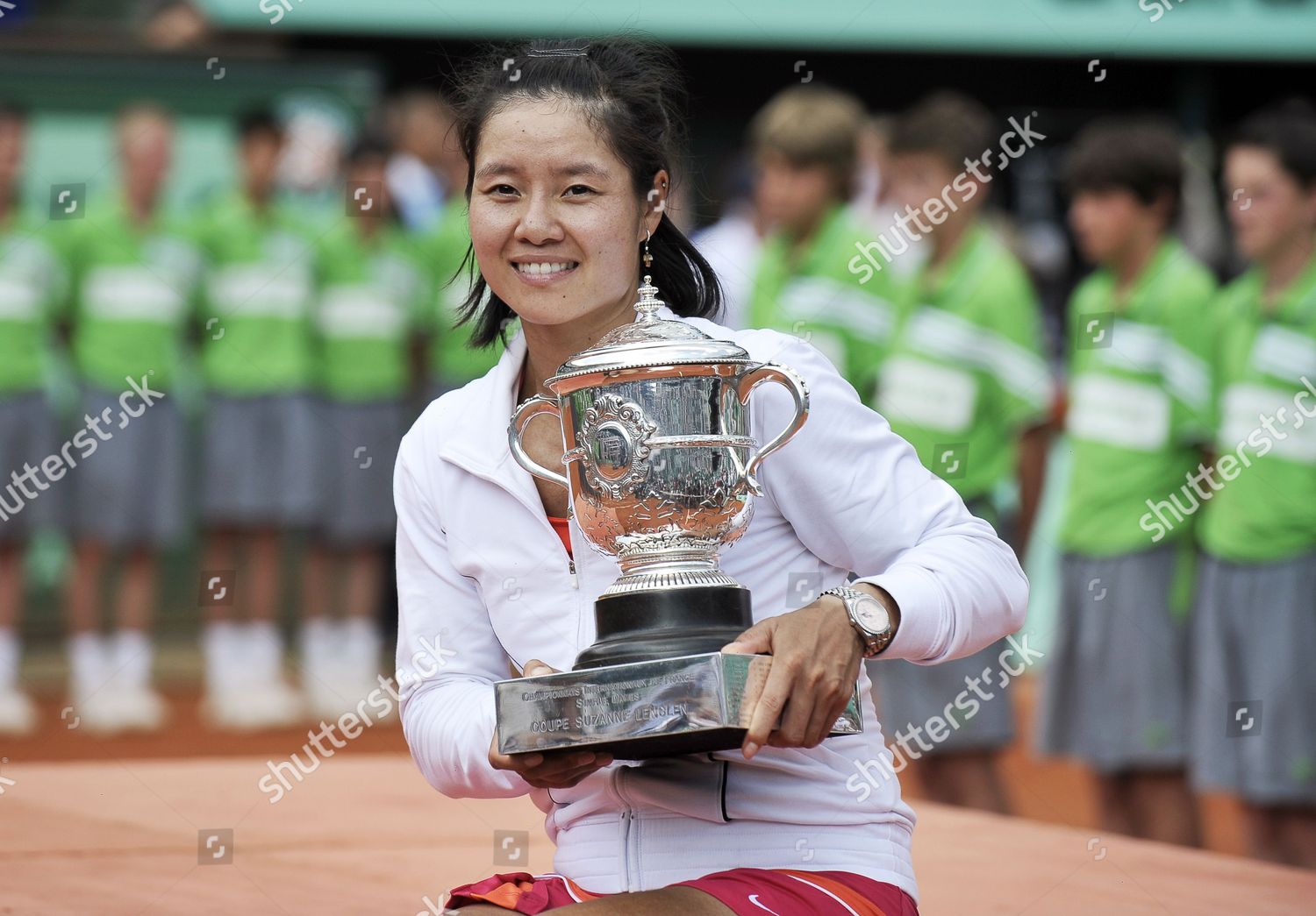 Na Li China Holds Championship Trophy Editorial Stock Photo - Stock ...