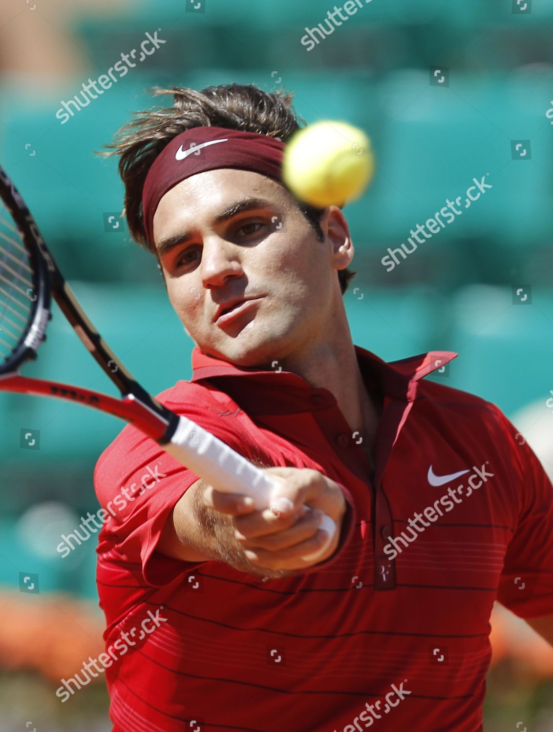 Roger Federer Switzerland Returns Maxime Teixeira Editorial Stock Photo ...