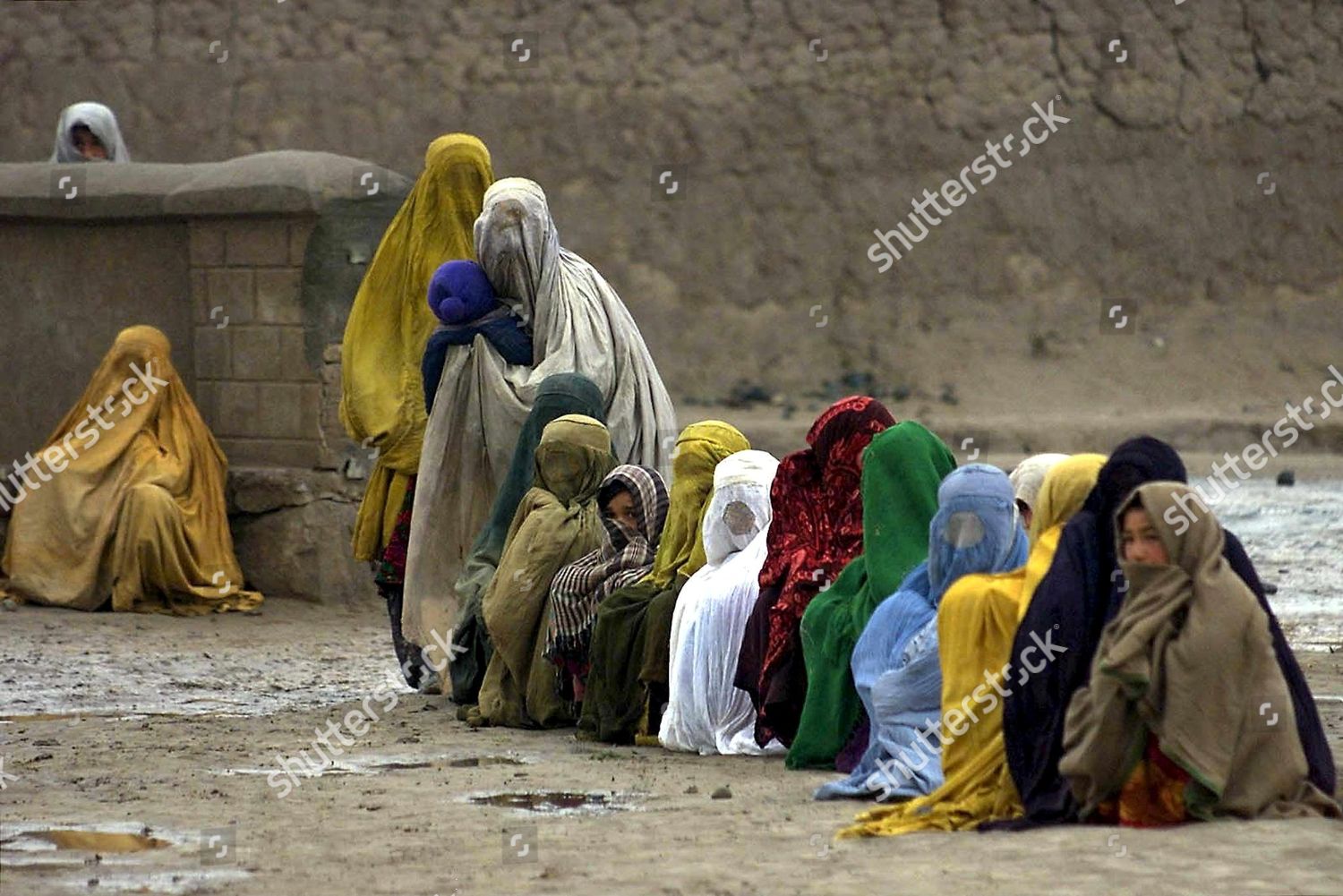 Khwajabagauddin Takhar Afghanistan Veiled Muslim Women Editorial Stock ...