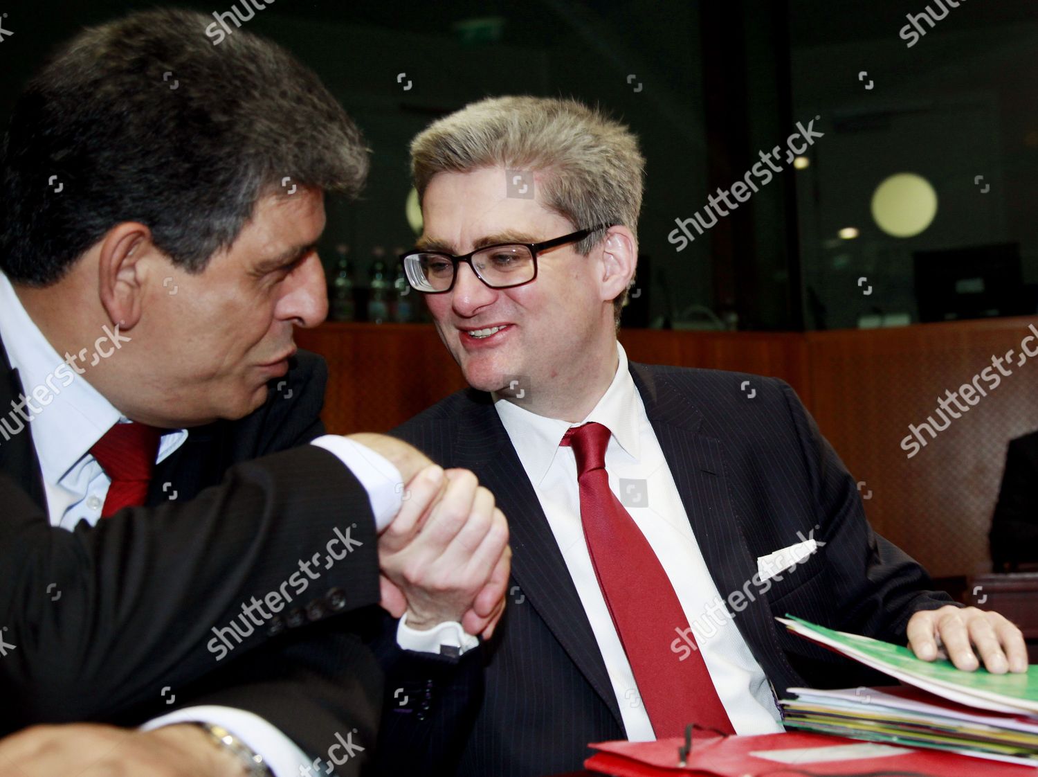Danish Interior Minister Soren Pind R Editorial Stock Photo - Stock ...